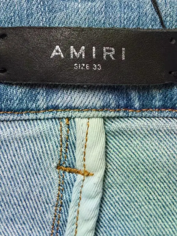 Amiri Distressed Slim-fit Jeans