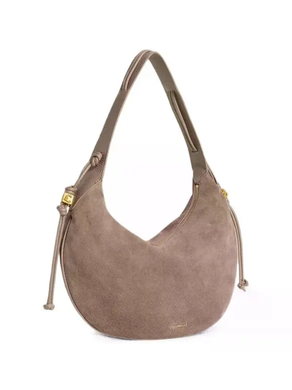 COCCINELLE Medium Thessa Suede Tote Bag - Neutrals