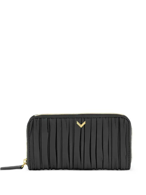 VELANTE Leather Wallet - Black