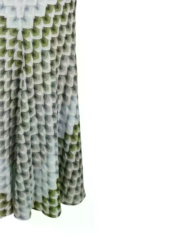 Missoni Zigzag Knit Maxi Skirt