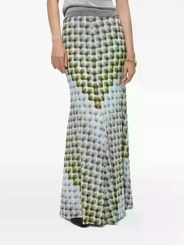 Missoni Zigzag-knit Maxi Skirt