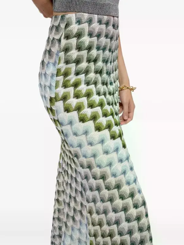 Missoni Zigzag-knit Maxi Skirt