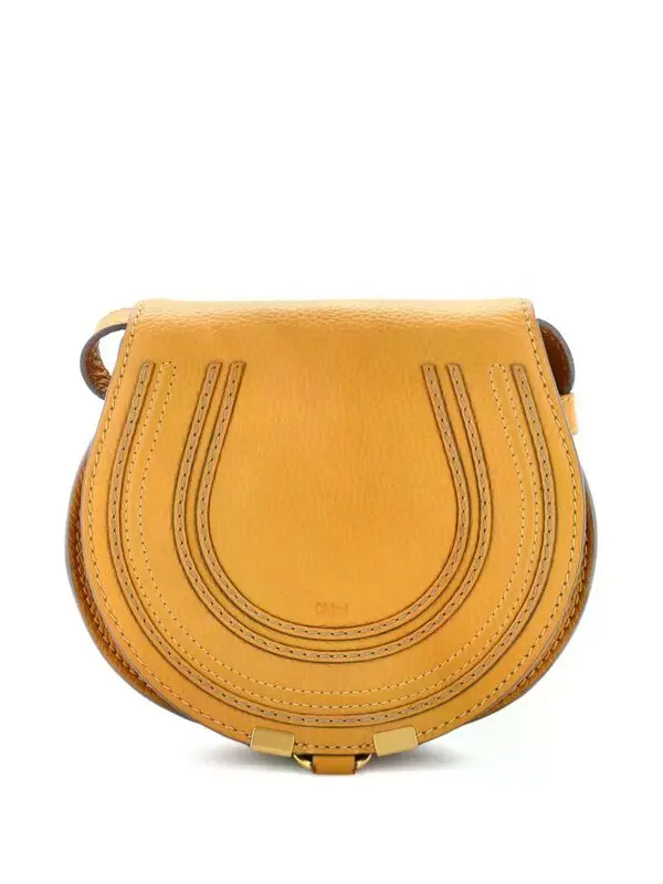 Chloé Marcie Leather Mini Crossbody Bag - Yellow