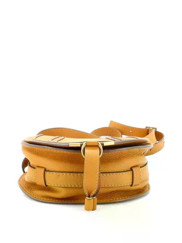 Chloé Marcie Leather Mini Crossbody Bag - Yellow