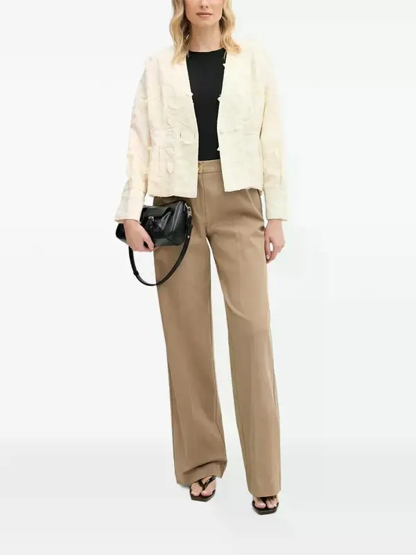 HOSS INTROPIA Gema Embroidered Blazer - Neutrals