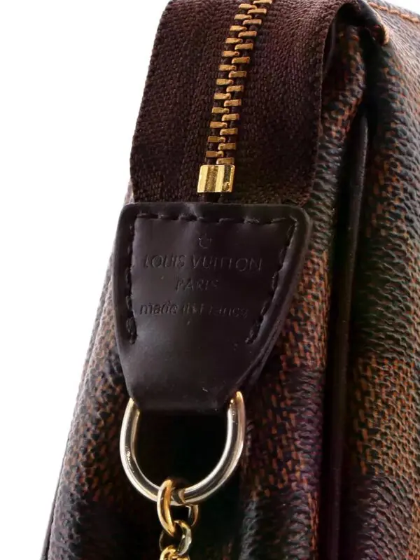 LOUIS VUITTON Eva Handbag Damier Clutch Bag