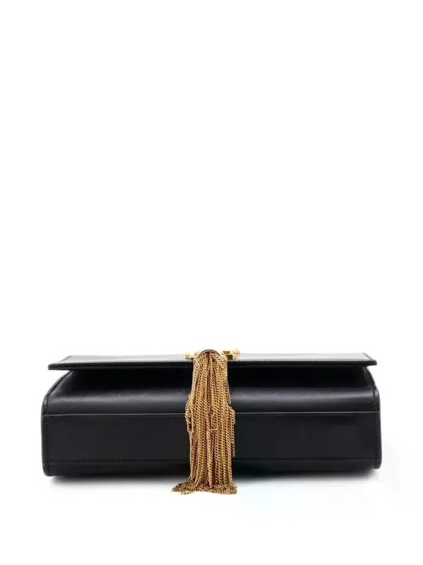 Saint Laurent Monogram Tassel Leather Crossbody Bag