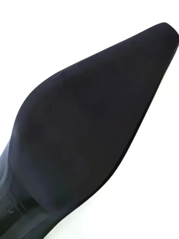 NOTABENE Emmy 70 Square-toe Leather Pumps