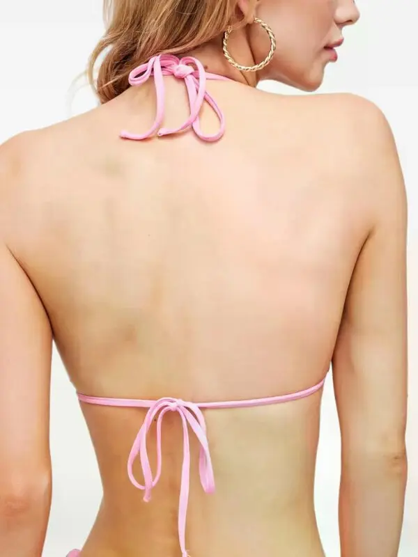 Pinko Floral Print Triangle Bikini