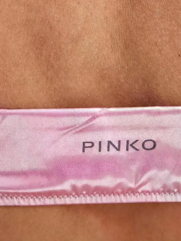 Pinko Knot-detailed Bikini Top