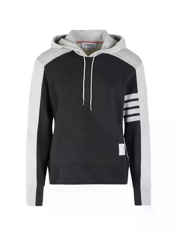 Thom Browne 4-bar Colour-block Hoodie