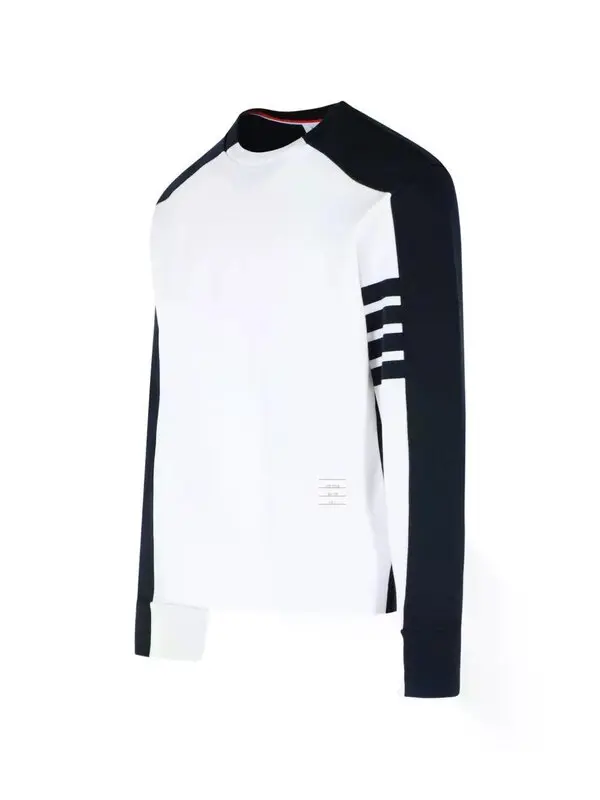 Thom Browne 4-bar Colour-block Sweater