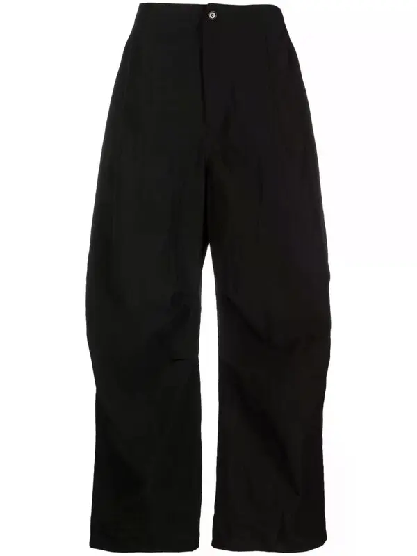 AMOMENTO Ripstop Fatigue Wide-leg Trousers