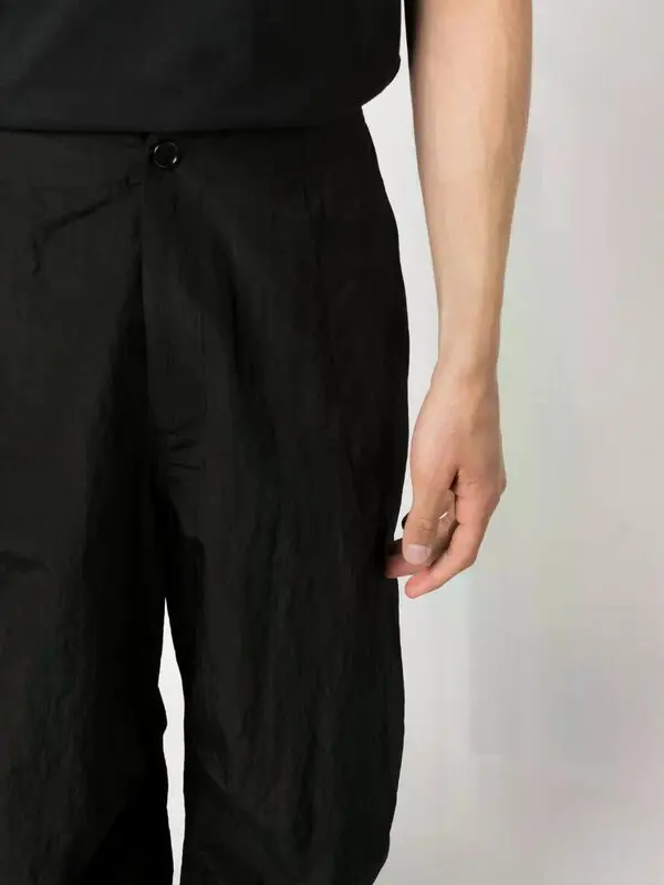 AMOMENTO Ripstop Fatigue Wide-leg Trousers