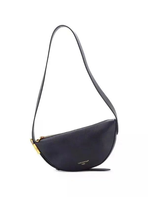 LOUIS VUITTON Low Key Bumbag Leather Shoulder Bag - Black