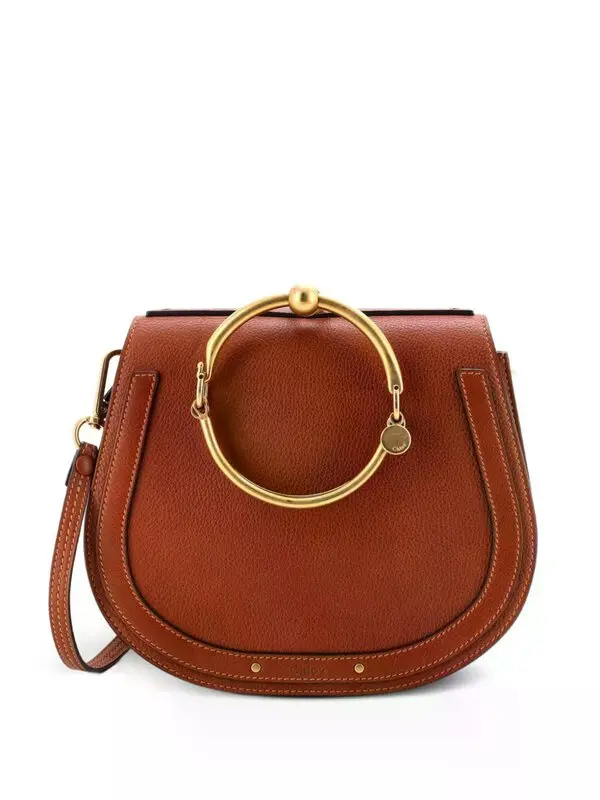 Chloé Nile Leather Medium Crossbody Bag - Brown
