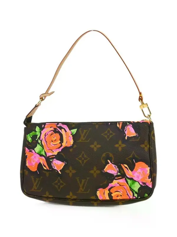 LOUIS VUITTON Monogram Rose Pochette Tote Bag