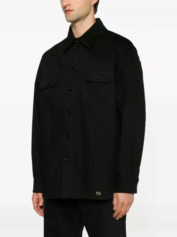 Valentino Garavani Vlogo Button-up Overshirt