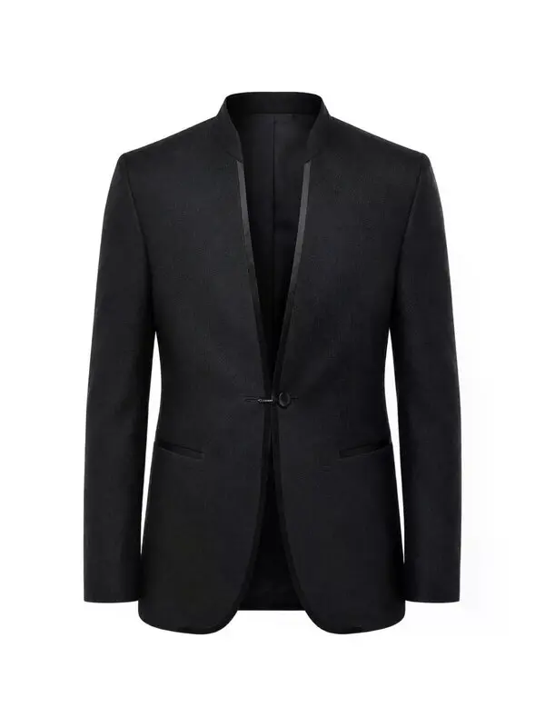 Corneliani Satin-trim Single-breasted Blazer