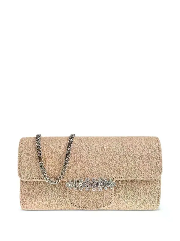 JIMMY CHOO Bing Wallet On Chain - Neutrals