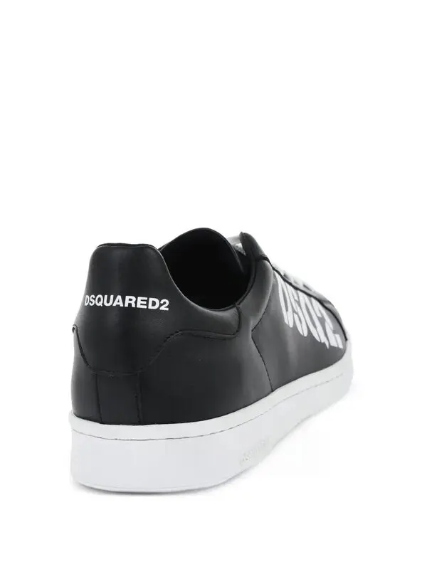 Dsquared2 Logo Print Sneakers - Black