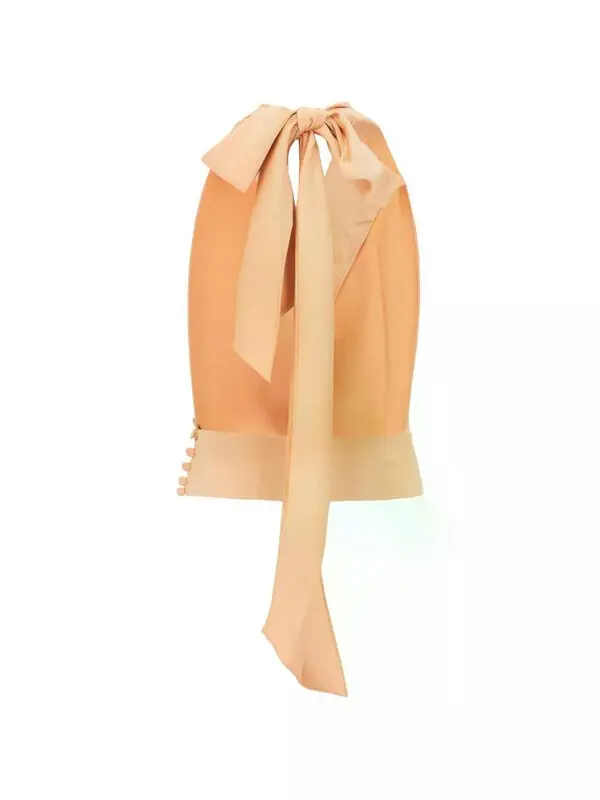 Andamane Halterneck Wrap-style Top