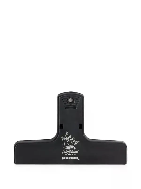 CAFÉ KITSUNÉ X Penco Logo-print Clamp - Black
