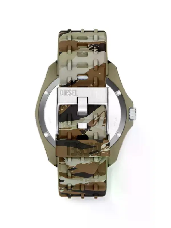 DIESEL® Camouflage Silicone Strap Watch - Neutrals