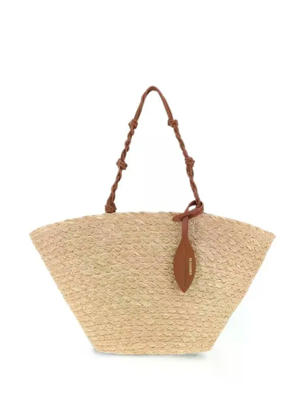 JIL SANDER Tangle Beach Bag - Neutrals