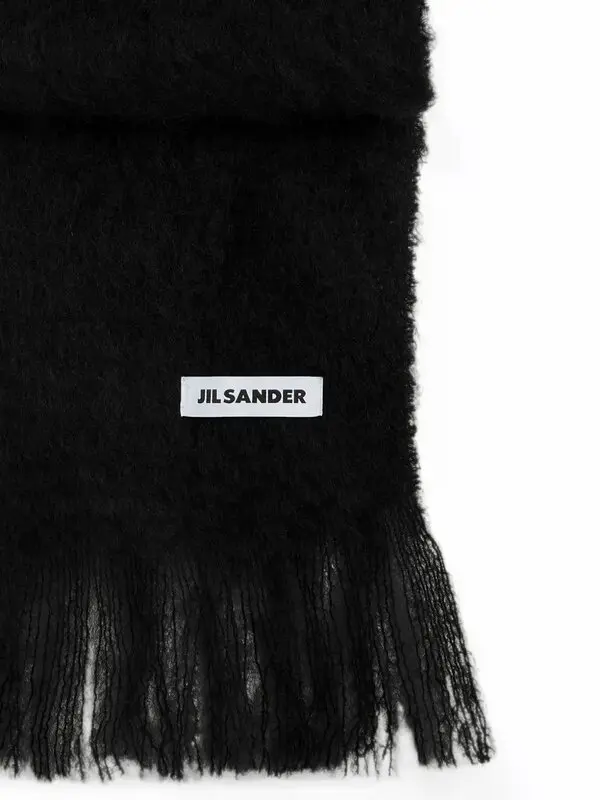 JIL SANDER Slim Wool-blend Scarf