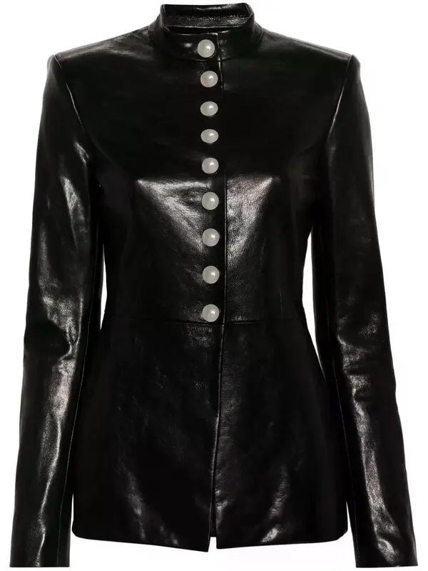 Khaite The Samuel Leather Jacket