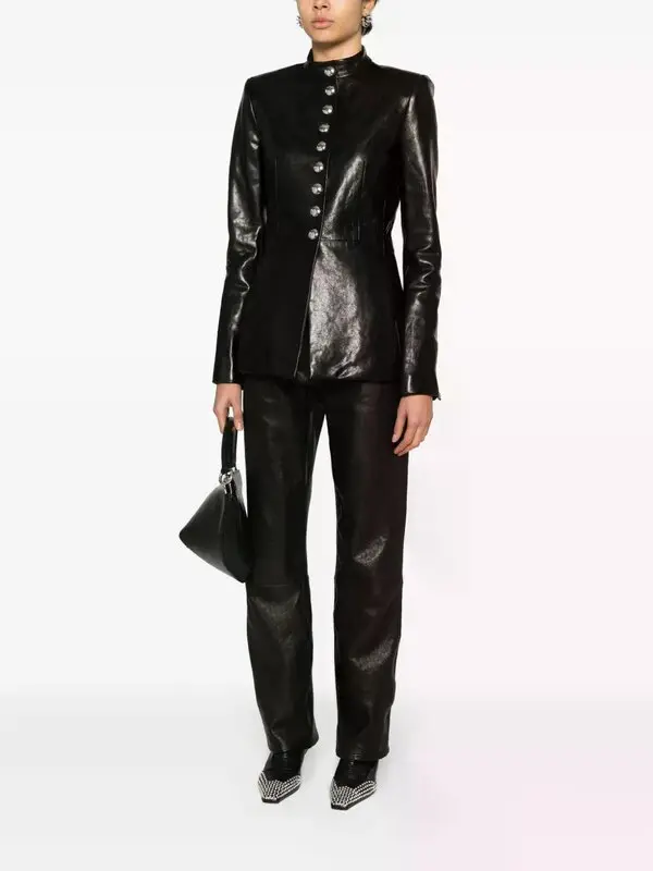 Khaite The Samuel Leather Jacket