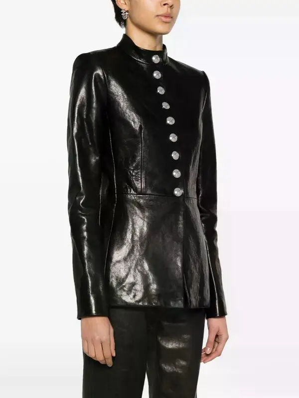 Khaite The Samuel Leather Jacket