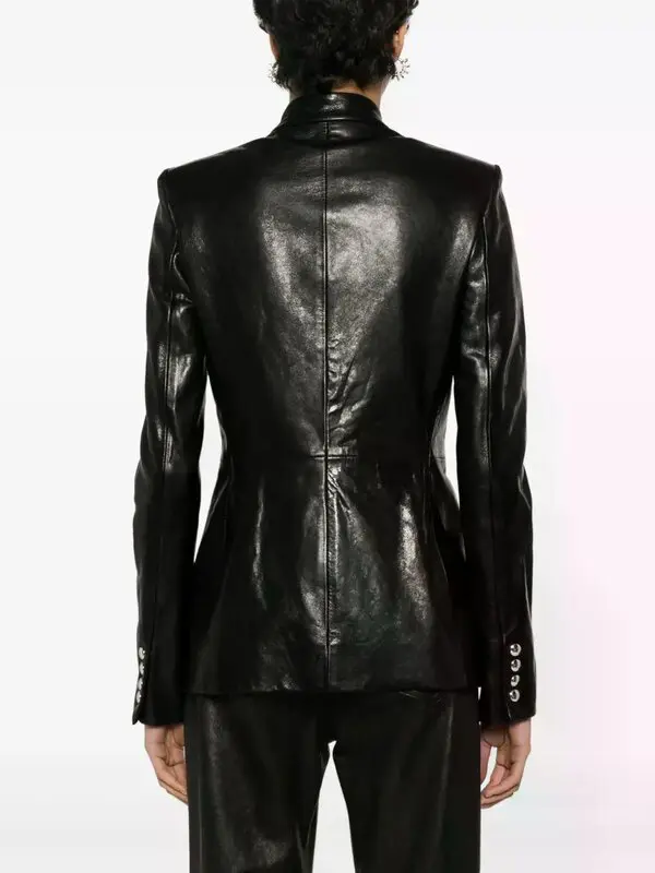Khaite The Samuel Leather Jacket