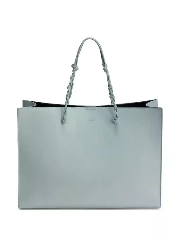 JIL SANDER Tangle Knotted Leather Tote Bag - Blue