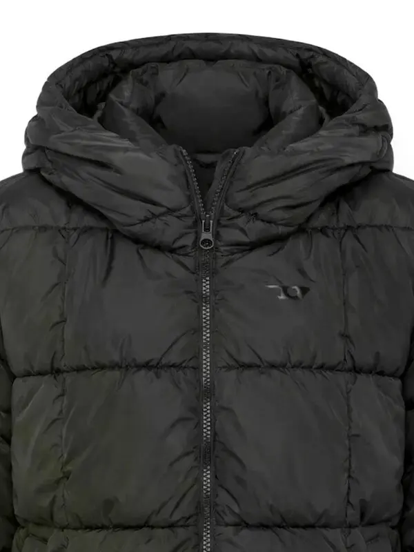 DIESEL® W-ralle-out Quilted Hooded Jacket - Black