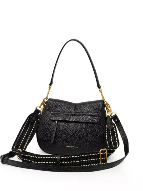 GIANNI CHIARINI Helena Round Grainy-leather Tote Bag