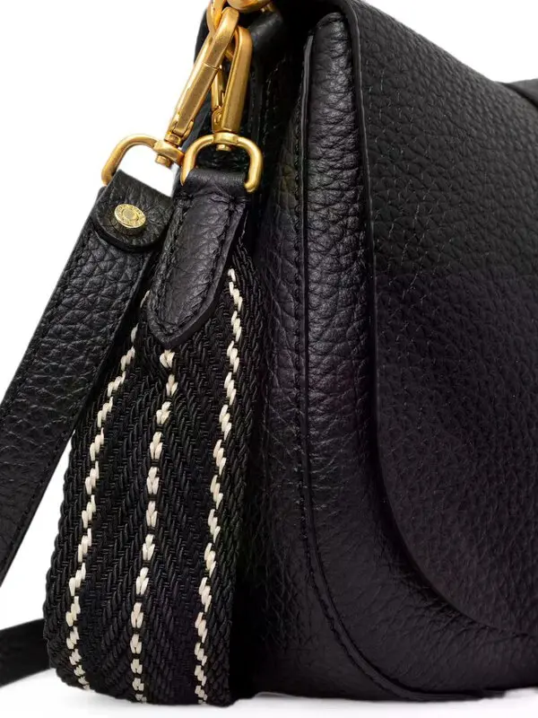 GIANNI CHIARINI Helena Round Grainy-leather Tote Bag