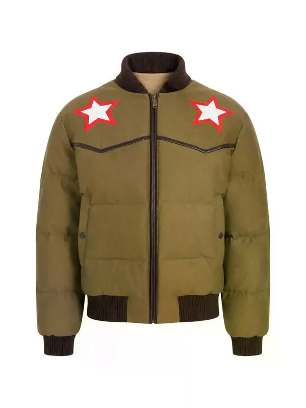 Dsquared2 Quilted Star Patch Bomber Jacket