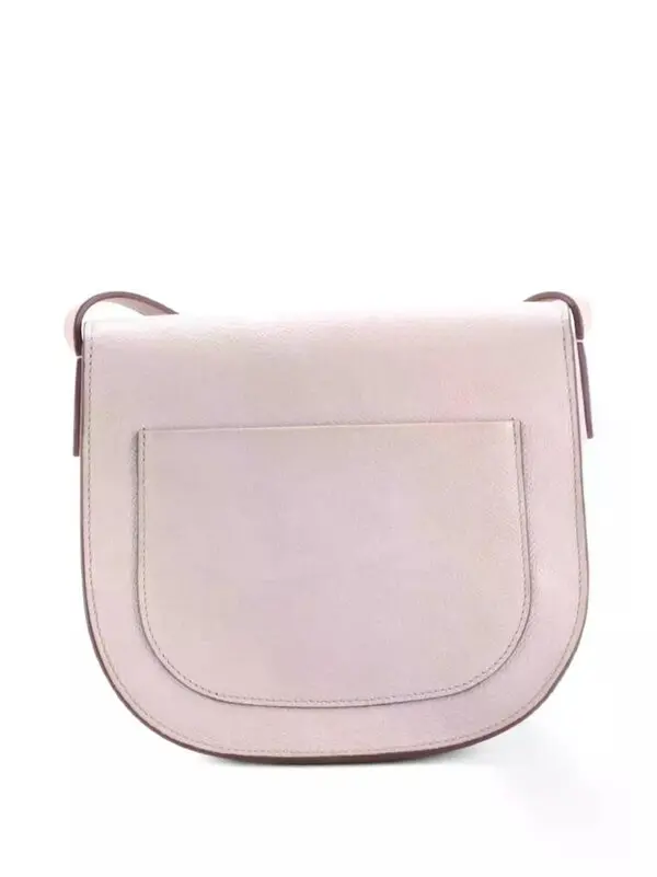 Celine Trotteur Grainy Leather Small Crossbody Bag - Grey