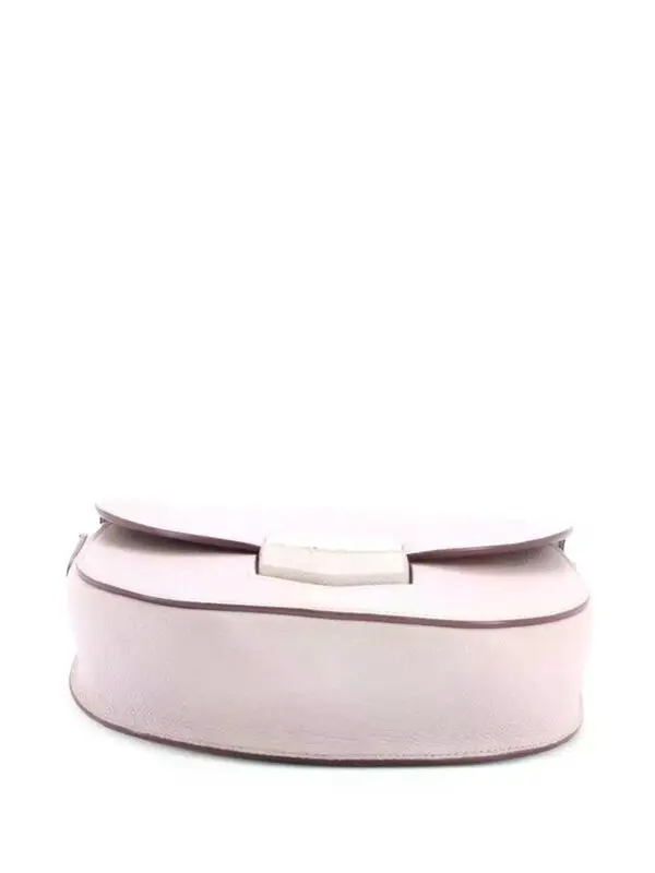 Celine Trotteur Grainy Leather Small Crossbody Bag - Grey