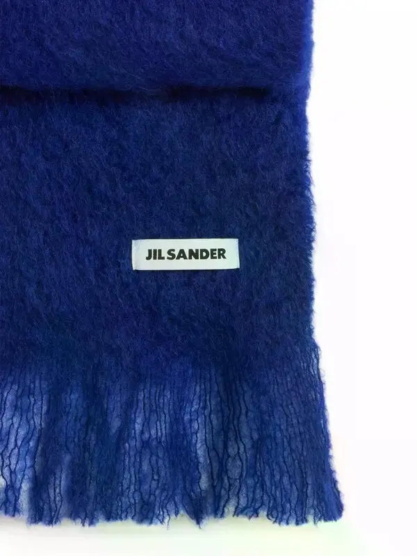 JIL SANDER Slim Wool Blend Scarf