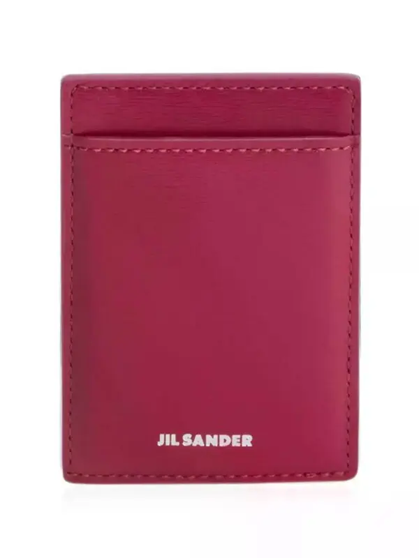 JIL SANDER Magnetic Card Holder - Pink