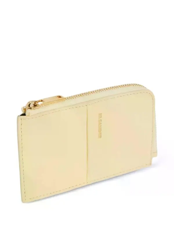 JIL SANDER Linea Coin Purse Small - Yellow