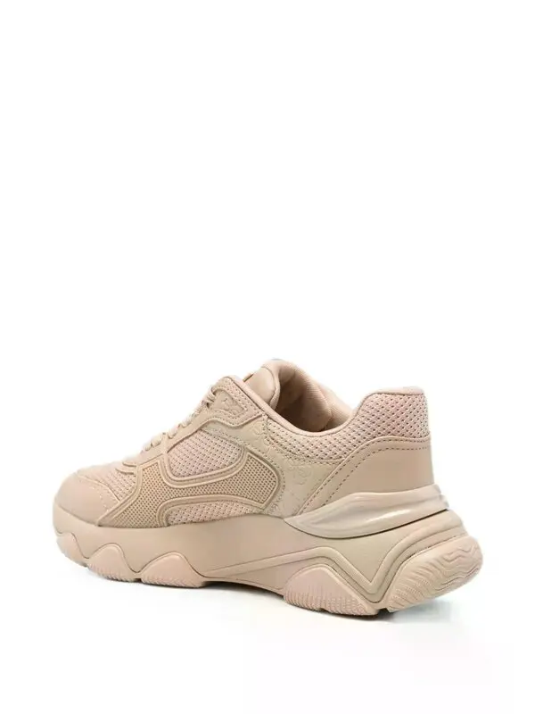 Guess Logo-embossed Leather Sneakers