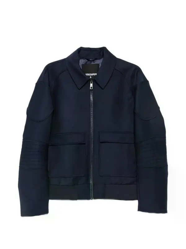 Patrizia Pepe Racing Wool-blend Jacket