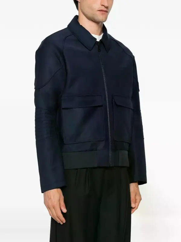 Patrizia Pepe Racing Wool-blend Jacket