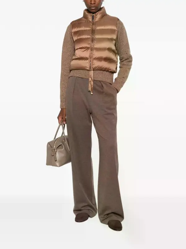 Max Mara Water-repellent Padded Cropped Gilet
