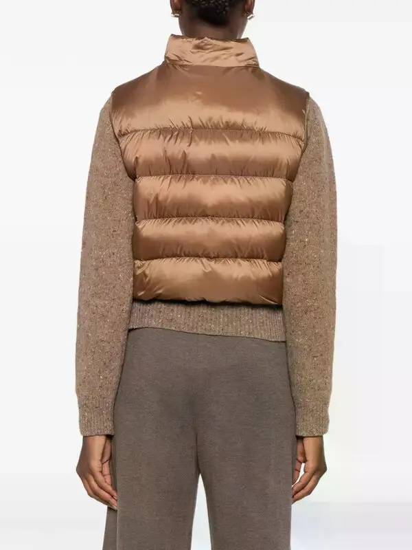 Max Mara Water-repellent Padded Cropped Gilet
