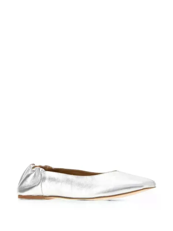 A.p.c. Juliet Ballerina Flats - Silver